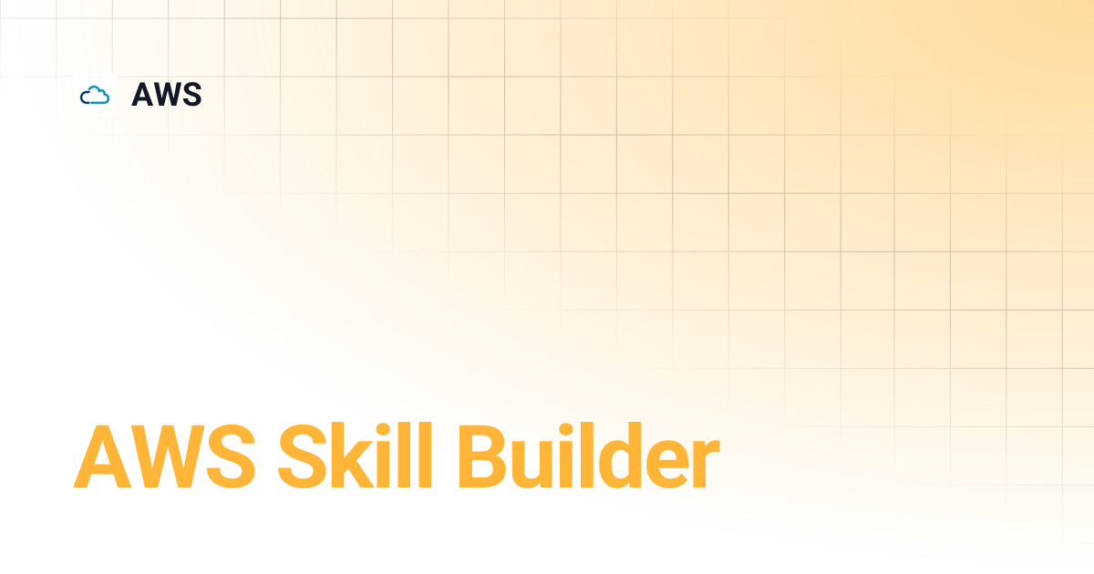 AWS Skill Builder | AWS